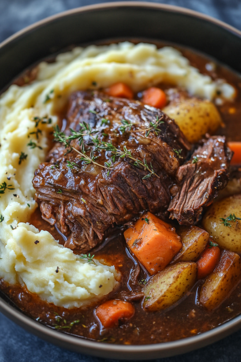Pot Roast Over Mashed Potatoes – Tasty Teresa